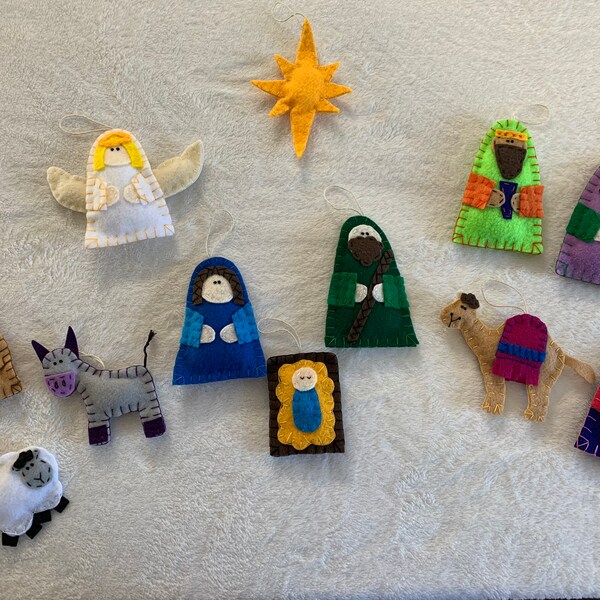 Felt Nativity - Etsy