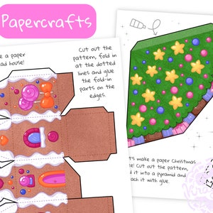 Printable Christmas FUN Activity Book | PDF| Papercraft, Mazes ...