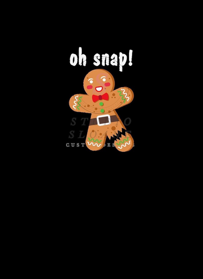 Oh Snap Gingerbread Man - Etsy