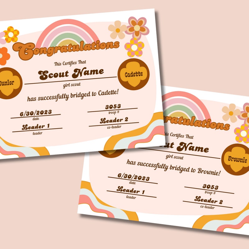 Bridging Certificate - Etsy