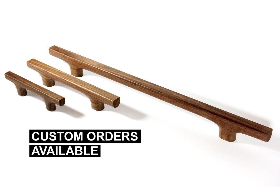 Sculpted Wood Cabinet Pull - Etsy