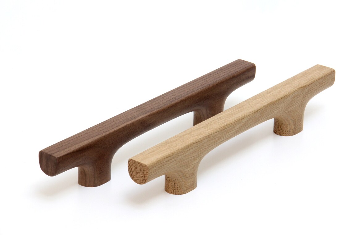 Sculpted Wood Cabinet Pull - Etsy