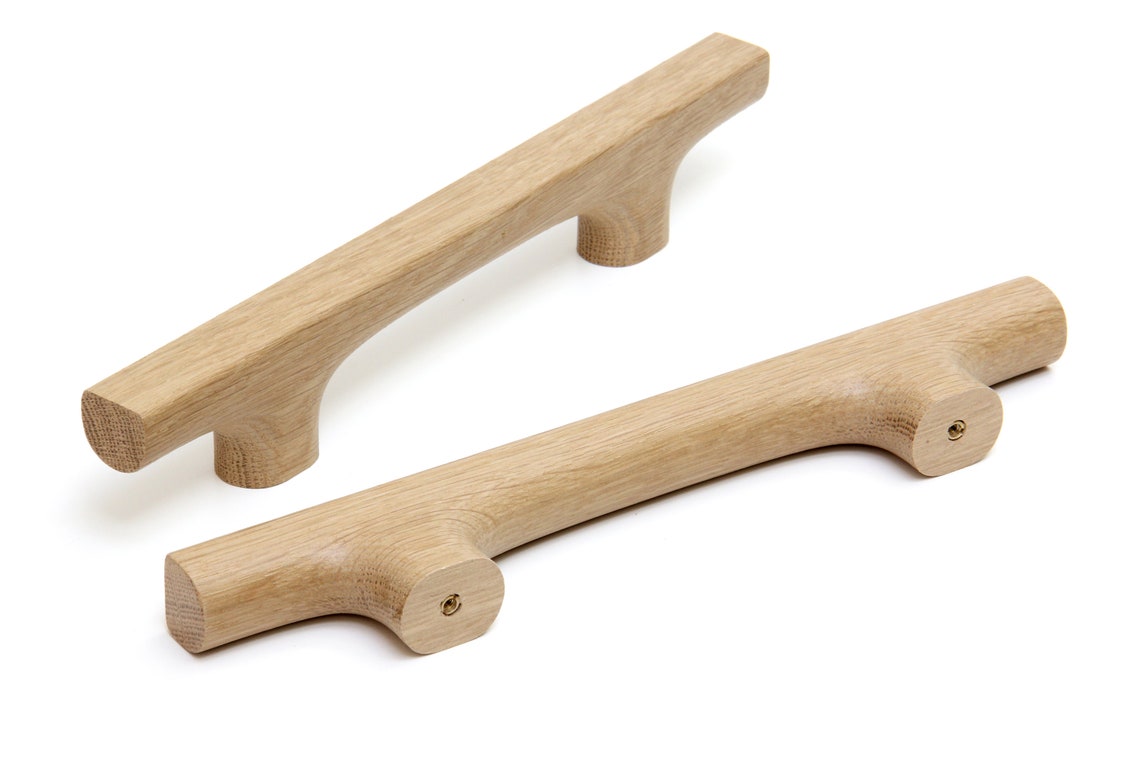 Sculpted Wood Cabinet Pull - Etsy