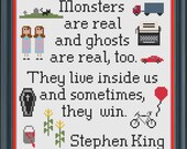 Stephen King Quote Cross Stitch PDF Pattern Instant - Etsy
