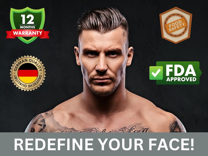 JAWLINER® Fitness Mewing Ring Jaw Exerciser - Perfect Your Mewing ...