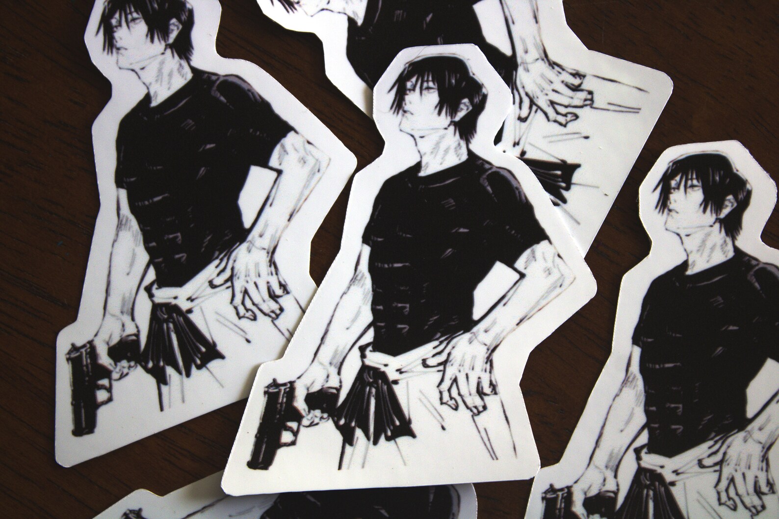 Toji Fushiguro Gun to a Sorcery Fight Jujutsu Kaisen Manga | Etsy