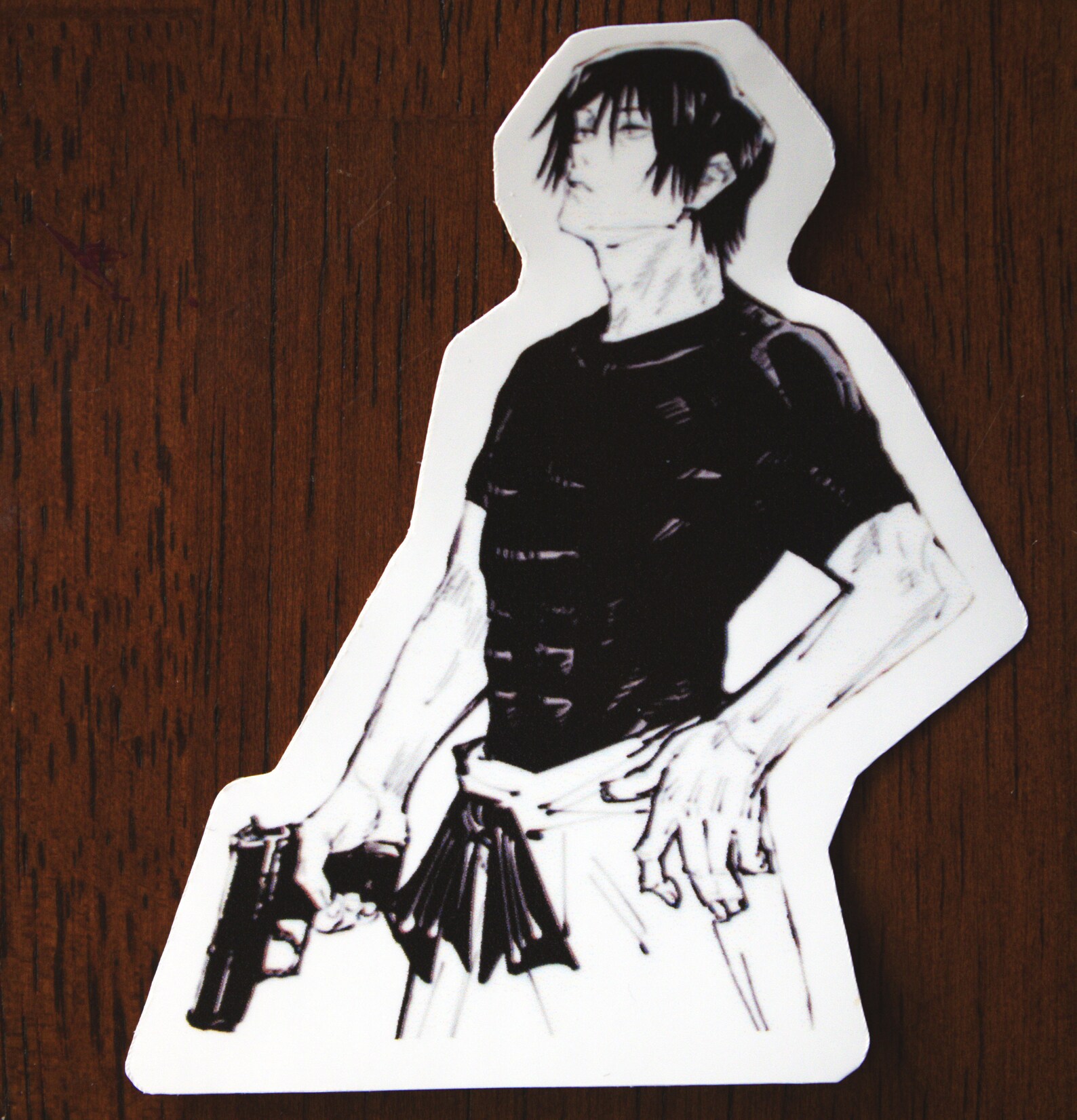 Toji Fushiguro Gun to a Sorcery Fight Jujutsu Kaisen Manga | Etsy