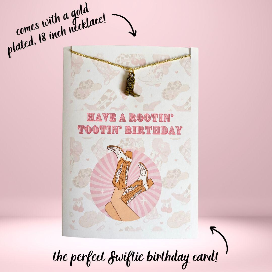 Taylor Swift Inspired Birthday Card Swiftie Gifts Eras Tour Jewellery ...