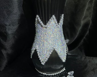 Rhinestone Vase - Etsy