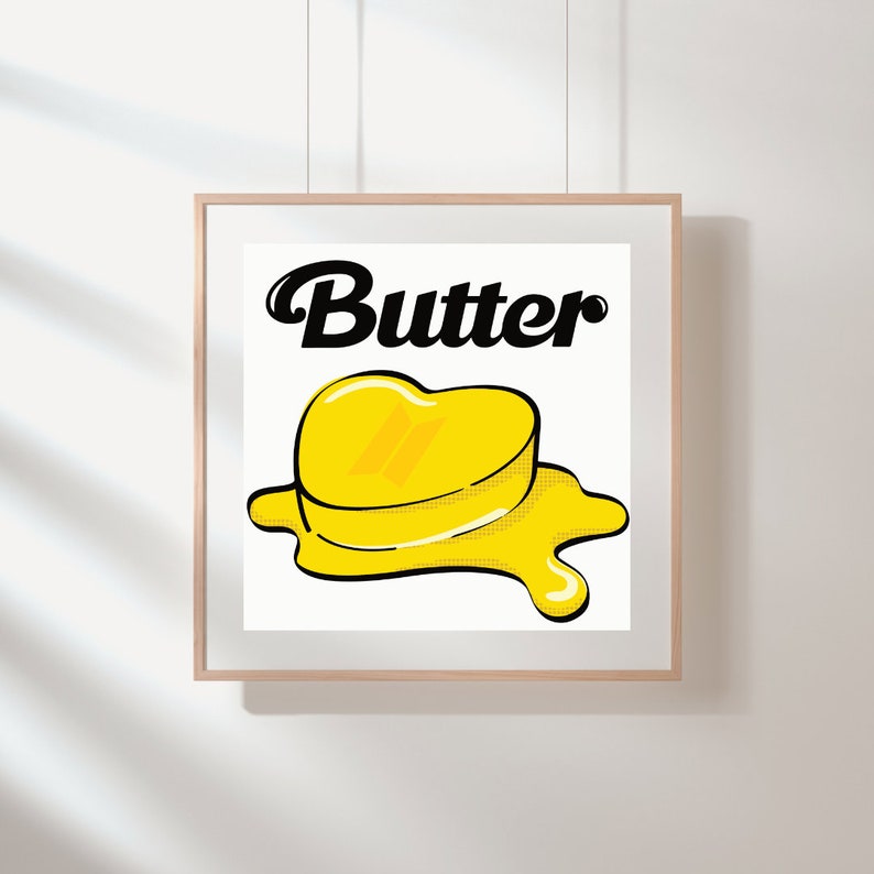 BTS Butter Logo Cross Stitch Pattern BTS Butter Album Merch - Etsy