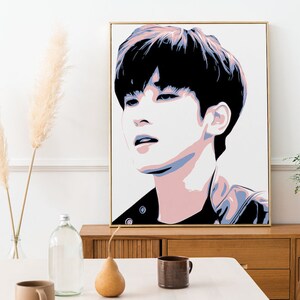 Kpop Seventeen Wonwoo Cross Stitch Pattern, Seventeen Wonwoo PDF ...