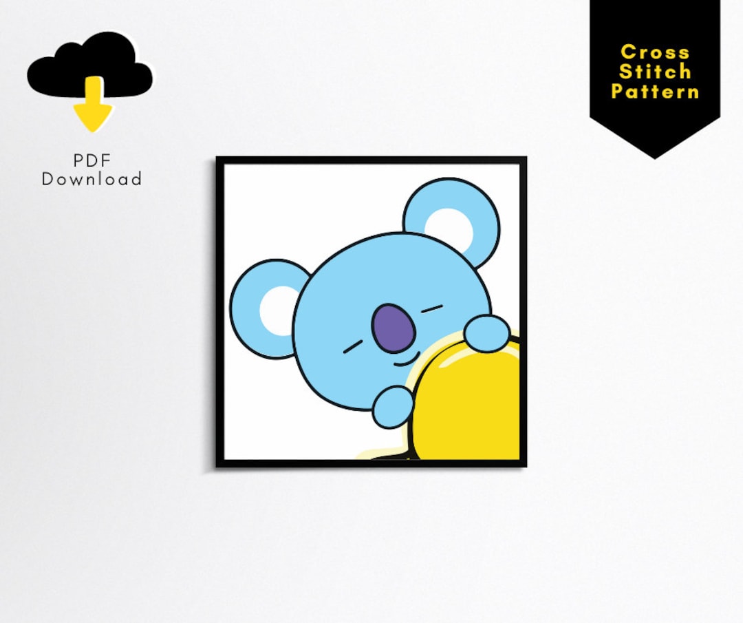 BT21 Koya Cross Stitch Pattern BT21 Koya Gift BT21 Cross Stitch BTS ...