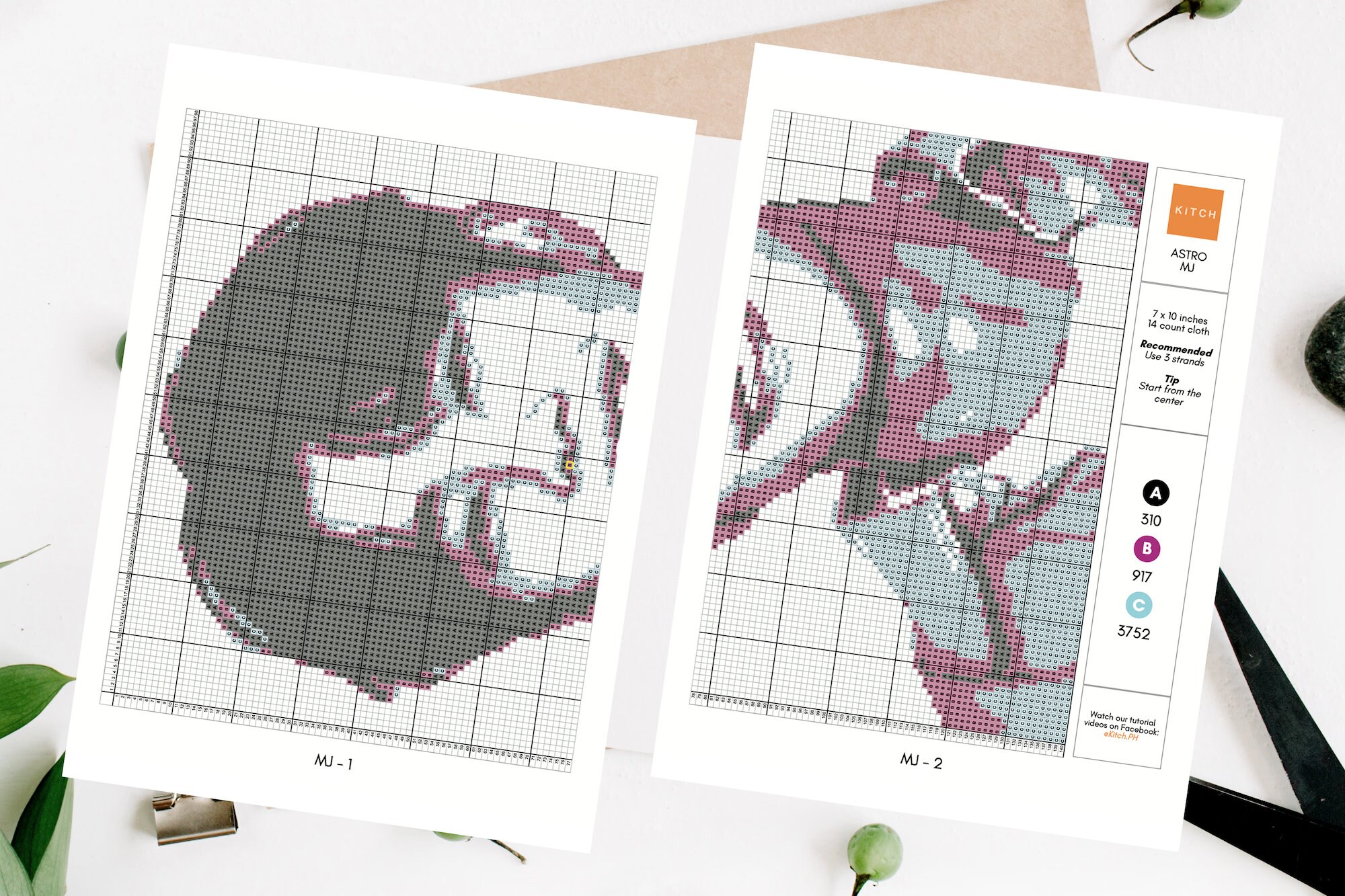 Astro MJ Stitch Pattern, Astro MJ Pdf Pattern, Kpop Astro Merch, Astro ...