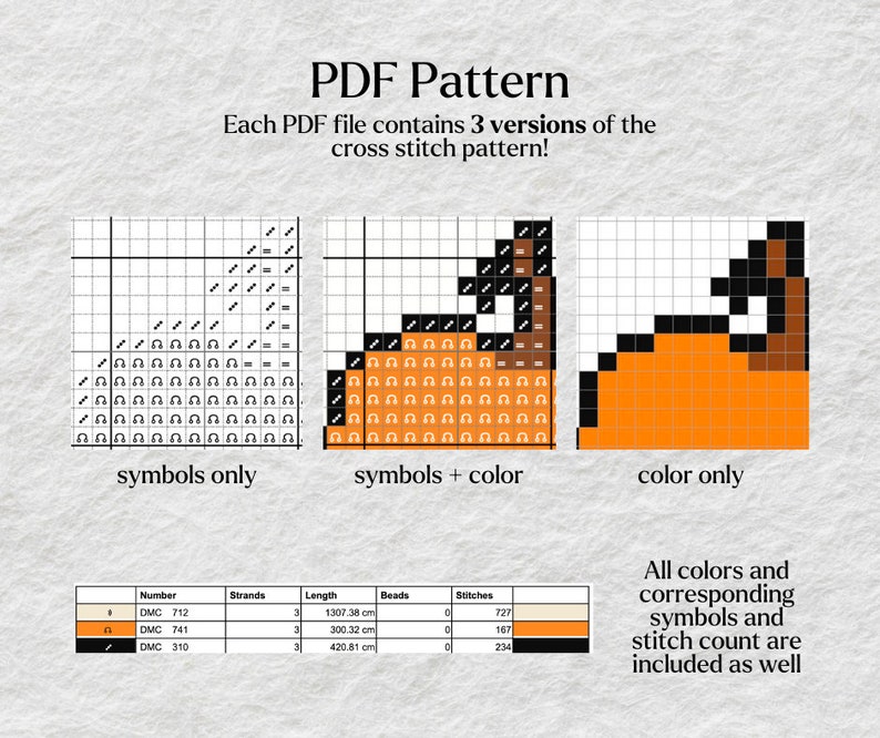 Demon Slayer Tanjiro Cross Stitch Pattern, Anime Cross Stitch PDF ...