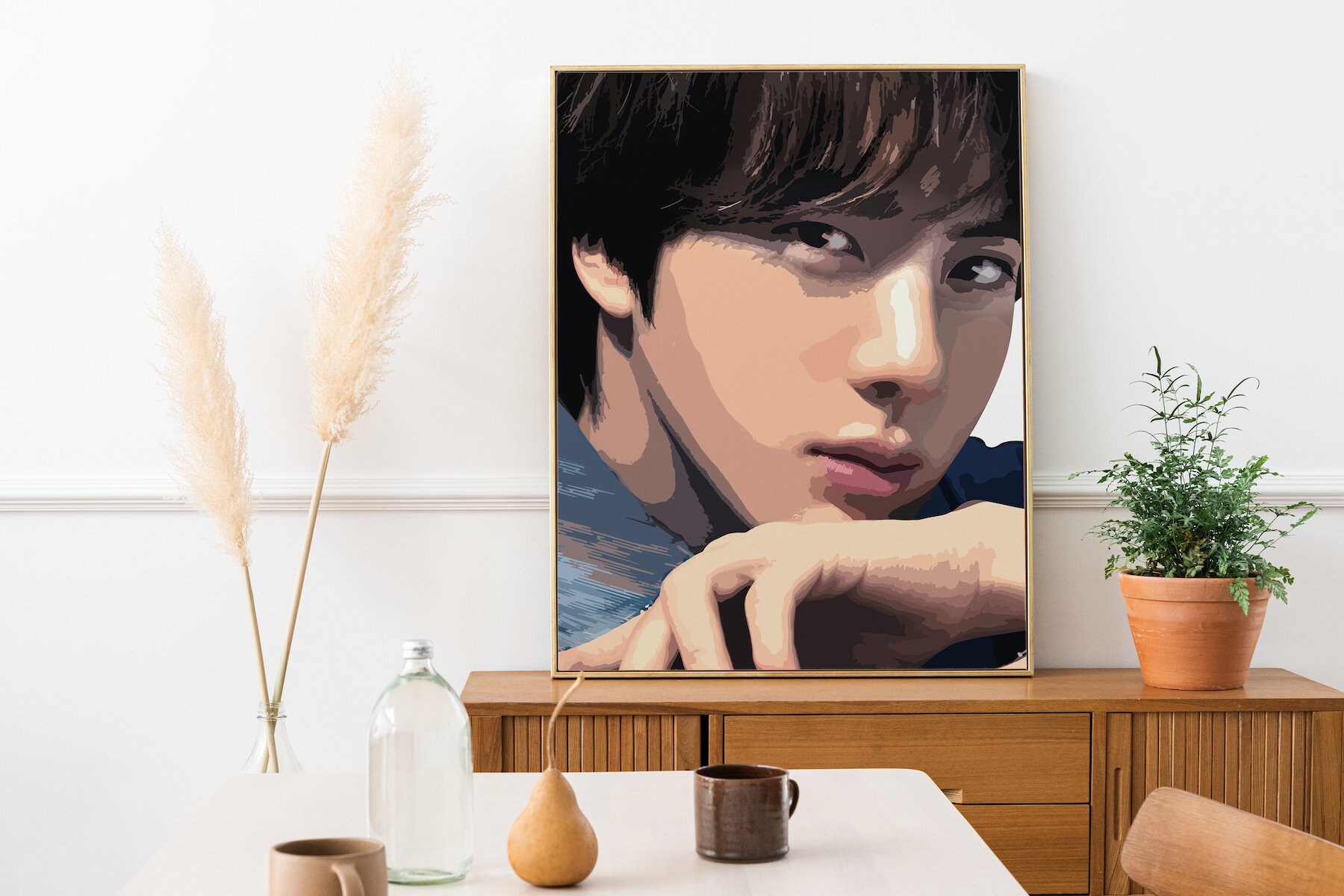 BTS Jin Kim Seokjin Cross Stitch Pattern BTS Army Gift Ideas - Etsy