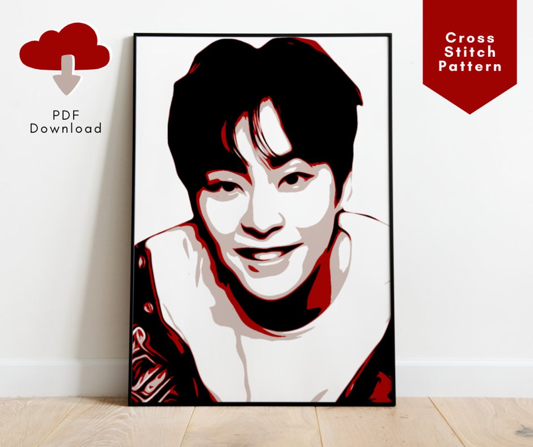 Kpop EXO Xiumin Stitch Pattern, EXO Xiumin Pdf Pattern, Kpop Exo Merch ...