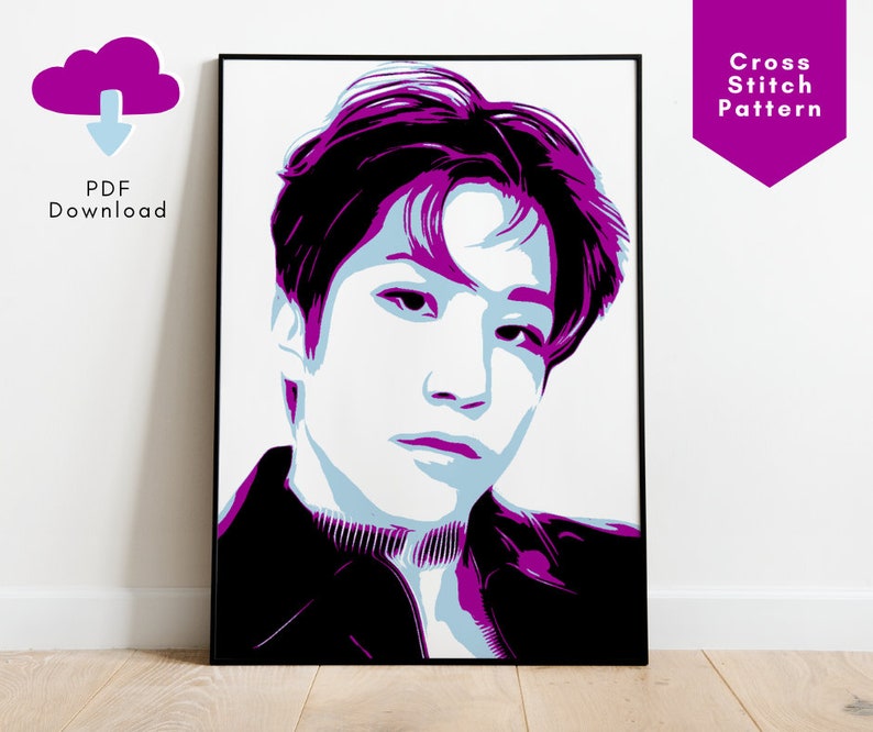 Astro Jinjin Stitch Pattern, Astro Jinjin Pdf Pattern, Kpop Astro Merch ...