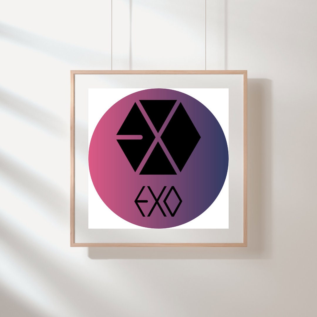 EXO Logo Cross Stitch Pattern, Exo Cross Stitch PDF, Kpop Cross Stitch ...