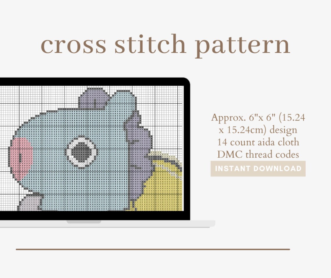 BT21 Mang Cross Stitch Pattern BT21 Mang Gift BT21 Cross Stitch BTS ...
