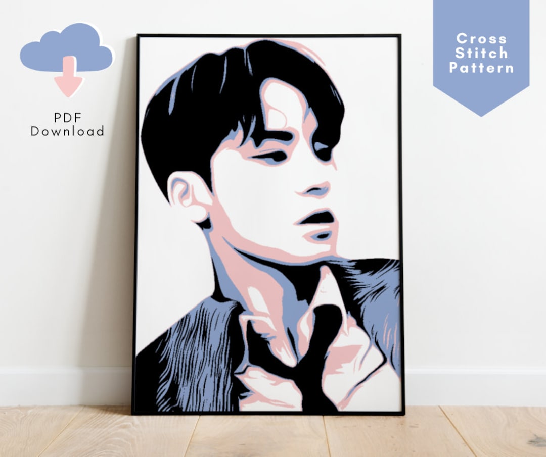 Kpop Seventeen Mingyu Cross Stitch Pattern, Seventeen Mingyu PDF ...