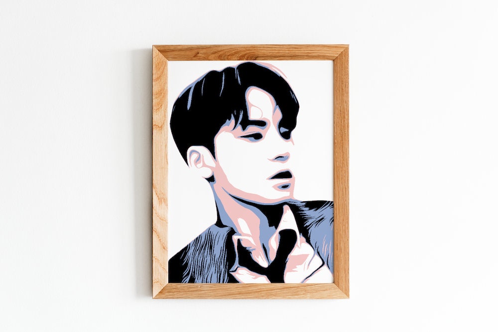 Kpop Seventeen Mingyu Cross Stitch Pattern Seventeen Mingyu - Etsy