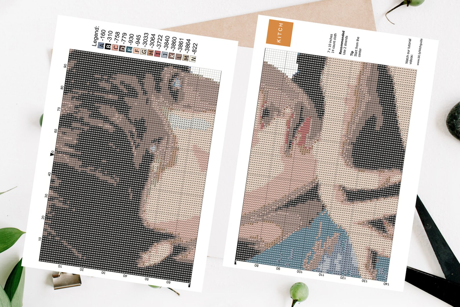 BTS Jin Kim Seokjin Cross Stitch Pattern BTS Army Gift Ideas - Etsy