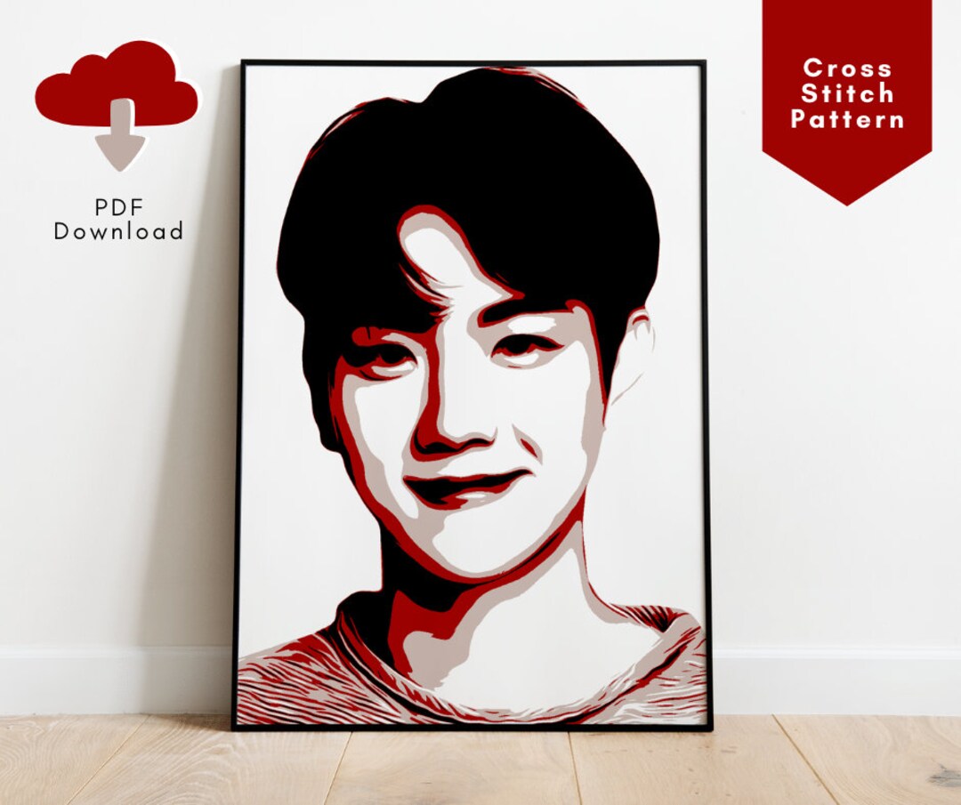 Kpop EXO Baekhyun Stitch Pattern, EXO Baekhyun Pdf Pattern, Kpop Exo ...