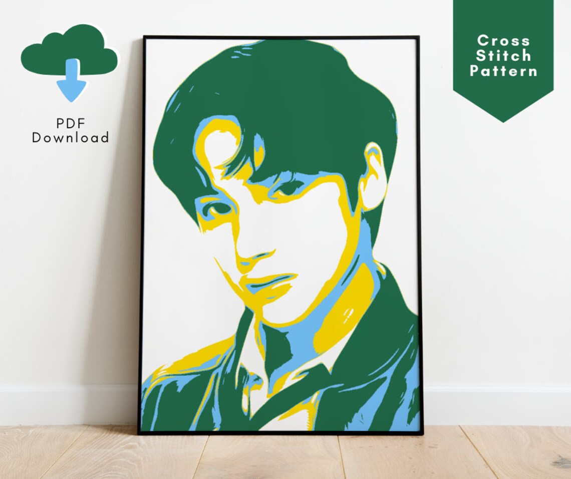 Txt Huening Kai Stitch Pattern, Txt Huening Kai Pdf Pattern, Kpop Txt Merch, Txt Merch, Txt ...