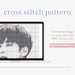 Kpop Seventeen Wonwoo Cross Stitch Pattern, Seventeen Wonwoo PDF ...