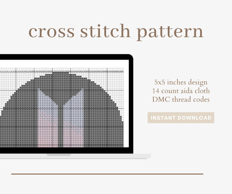 BTS Logo Cross Stitch Pattern, BTS Fan Art Merch, Kpop Cross Stitch ...