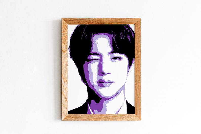 BTS Kim Seokjin Jin Cross Stitch Pattern Jin Merch BTS Army - Etsy