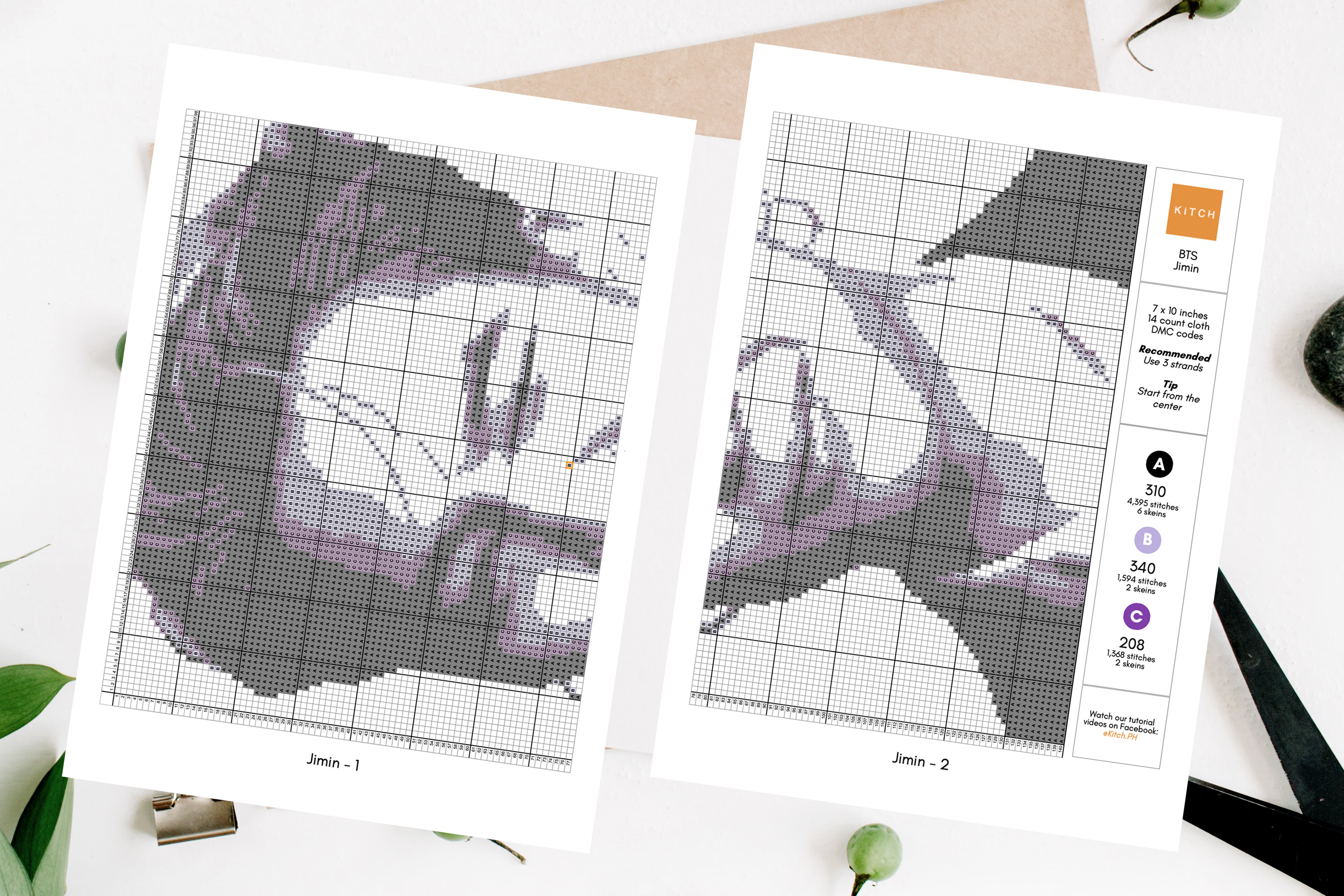BTS Park Jimin Cross Stitch Pattern, Jimin Merch, BTS Army Gift Ideas ...