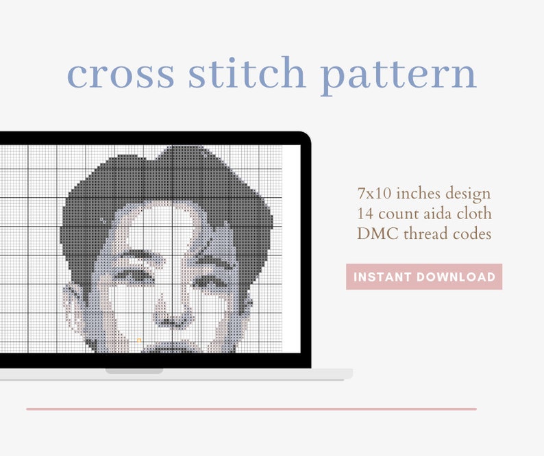 Kpop Seventeen Hoshi Cross Stitch Pattern, Seventeen Hoshi PDF Pattern ...