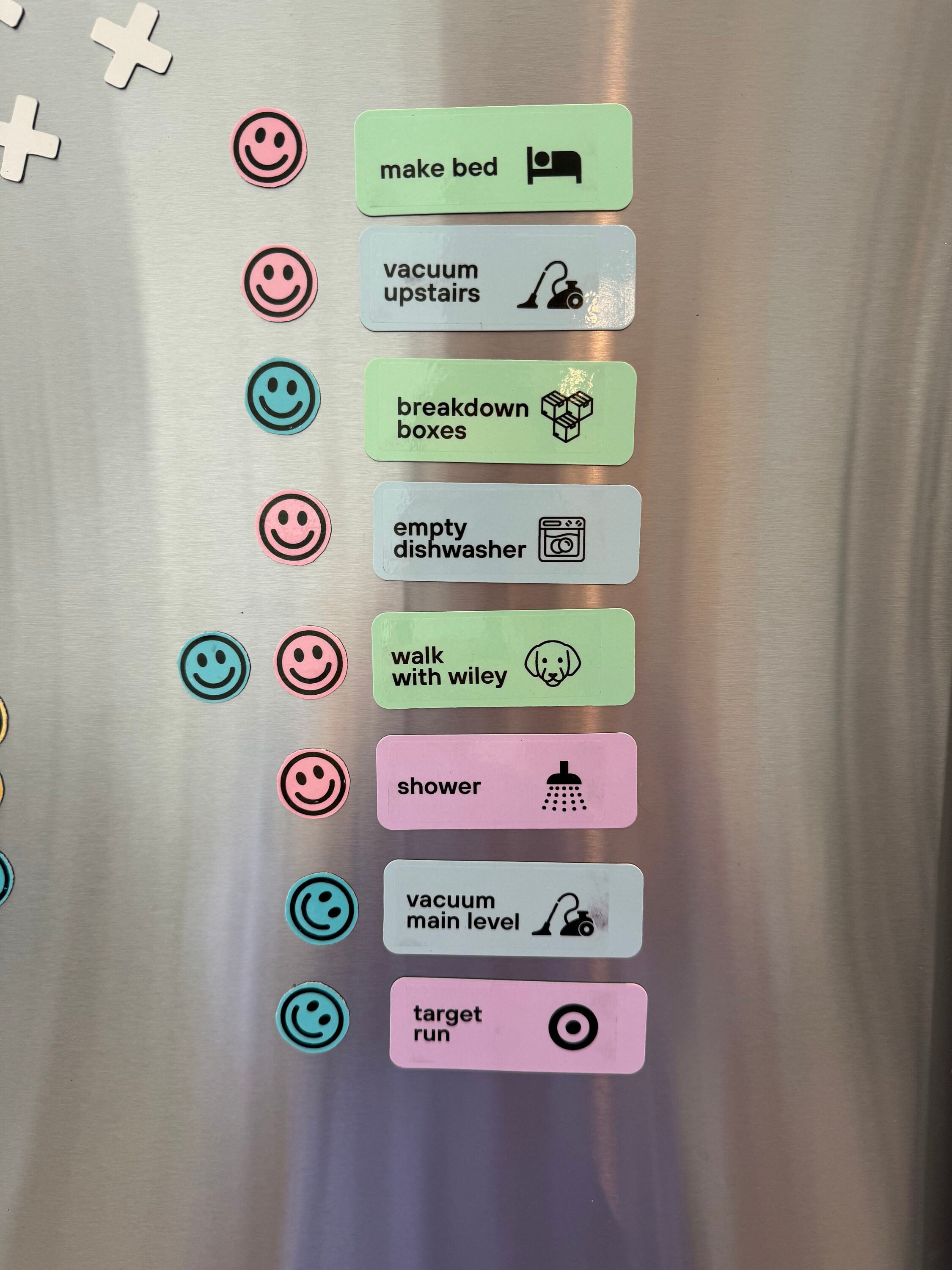 Customizable Chore Magnet Template Editable Canva Labels for Printable ...