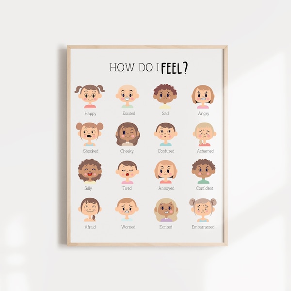 Emotions Chart - Etsy