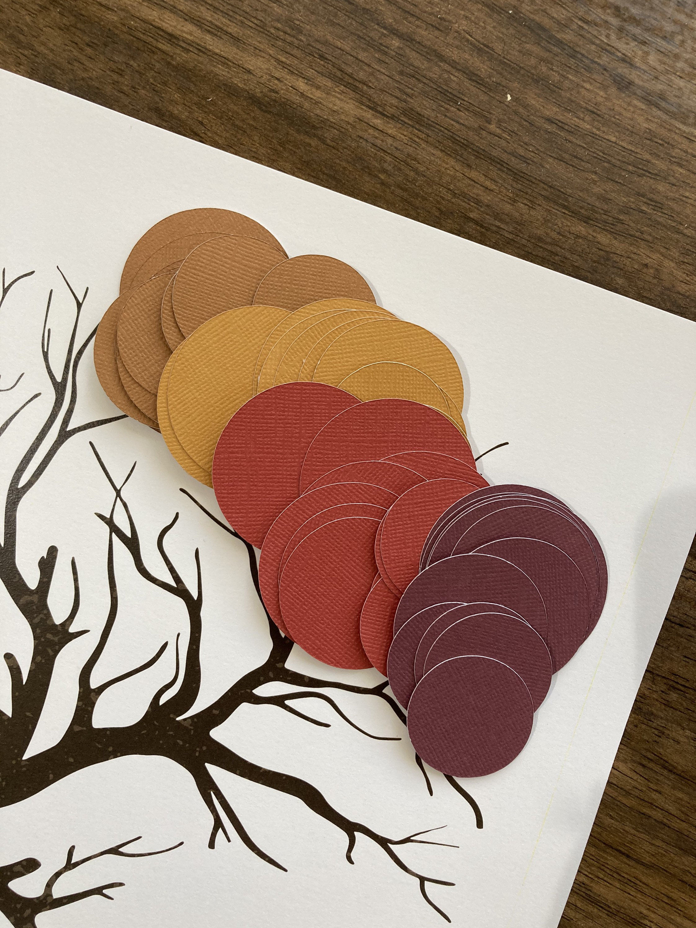 Count Your Blessings Tree Art Print Kit 12"x12" • Thankful Tree ...