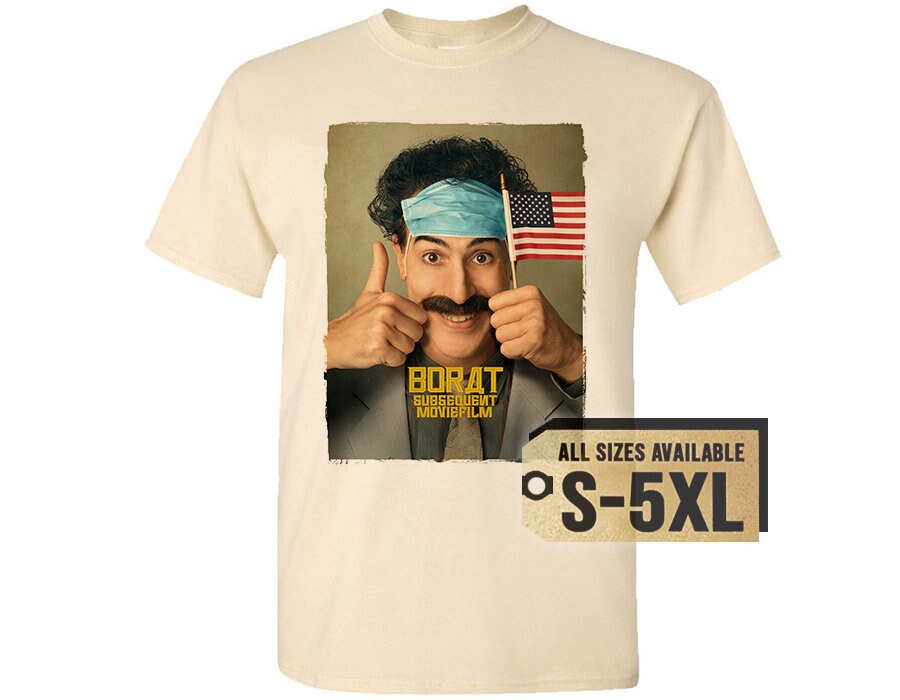Borat V1 Natural White Grey Vintage Men T Shirt All Sizes - Etsy
