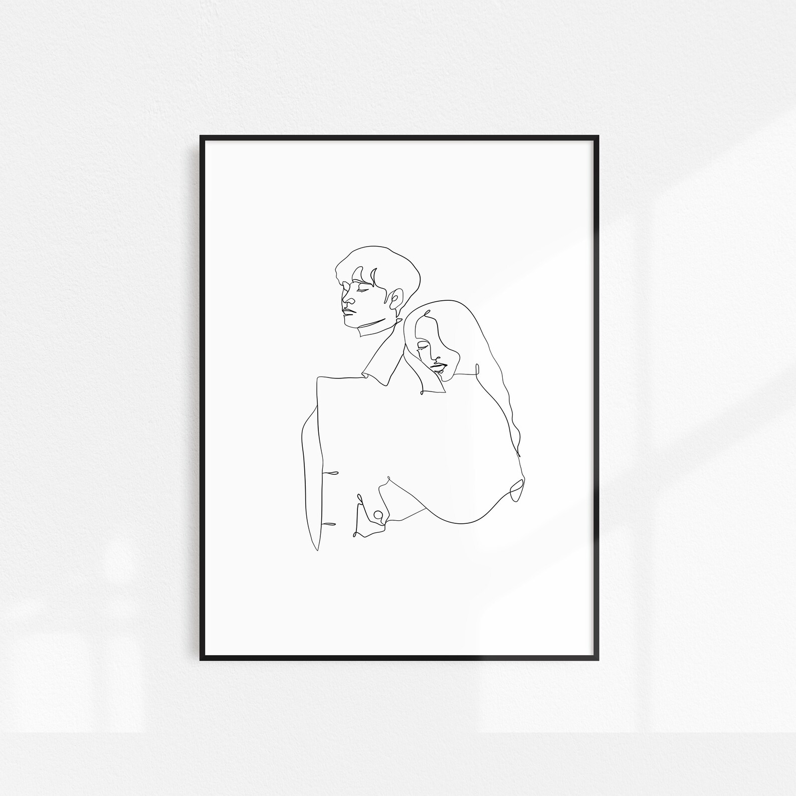 Couple Line Drawing, Line Drawing, Single Line Drawing, Line Drawing ...