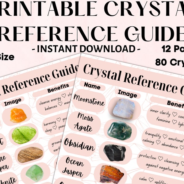 Crystal Guide - Etsy