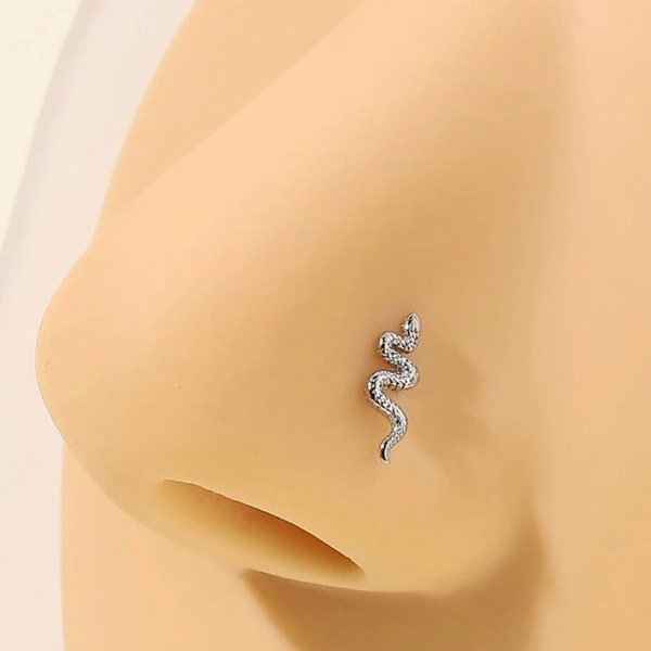 Snake Nose Ring - Etsy