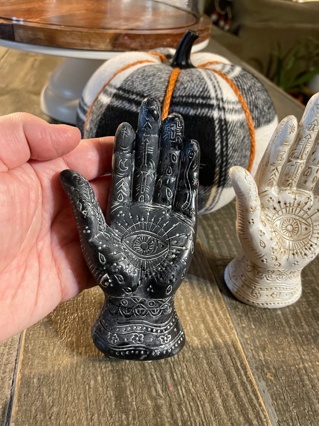 Palmistry Hand Decor/palm Reader Decor/psychic Decor/halloween - Etsy