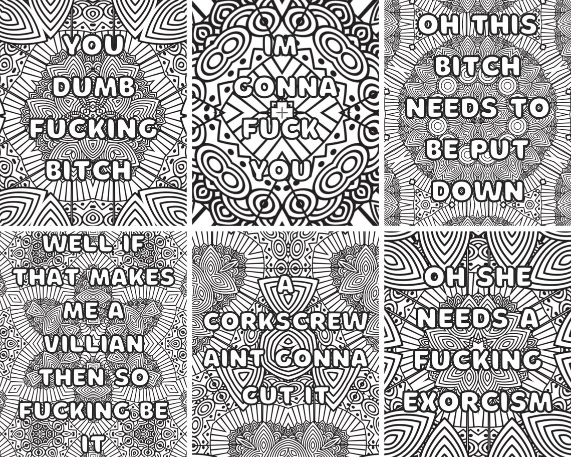 Euphoria Coloring Pages, Adult Coloring Book, Printable Coloring Sheets ...