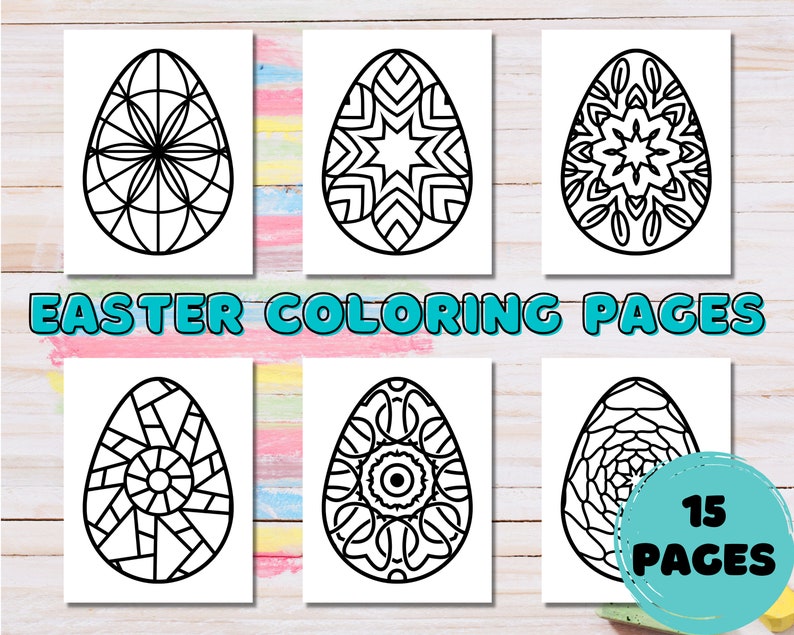 Easter Coloring Pages, Printable Easter Eggs, Spring Coloring Pages ...