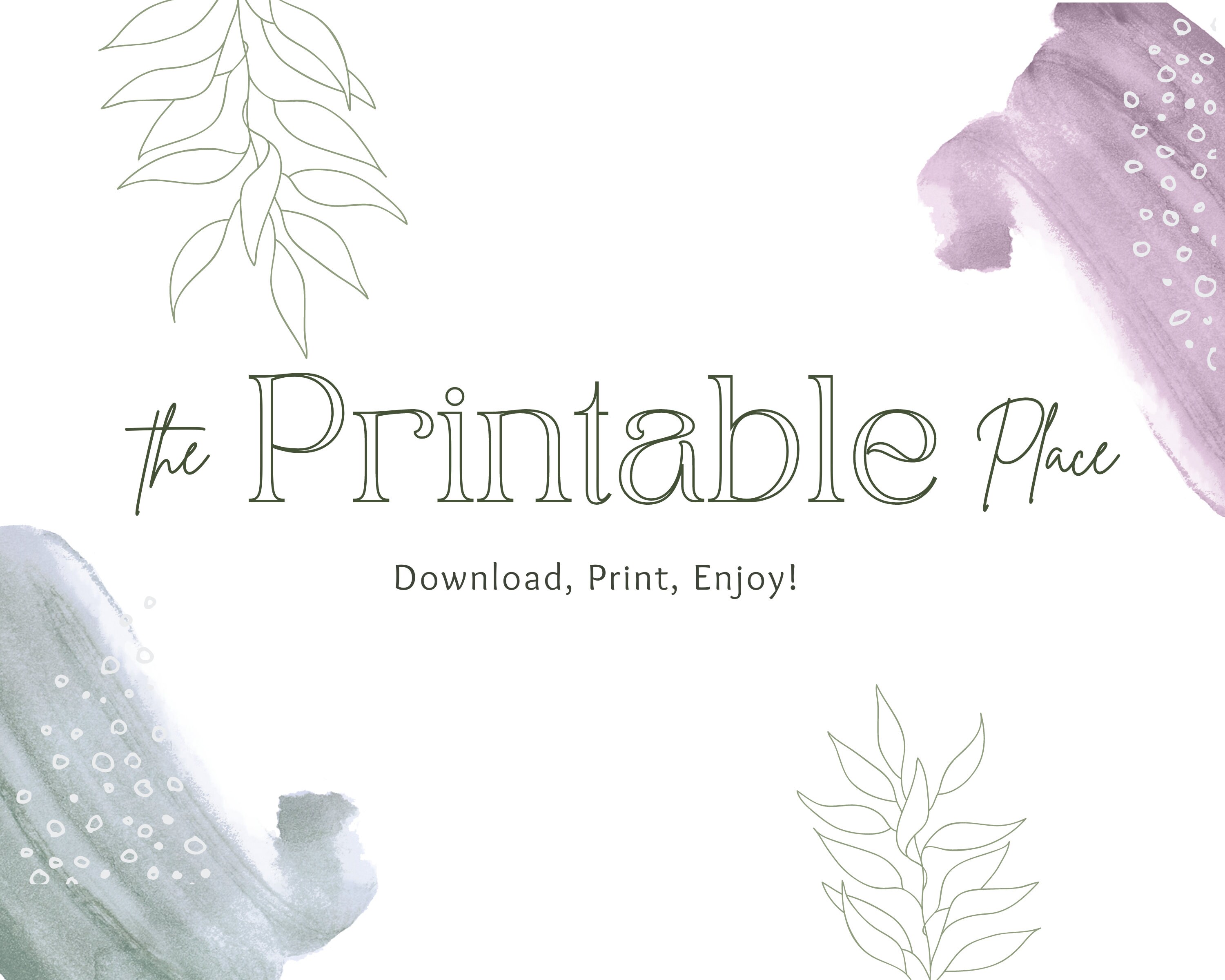 Printable Daily Organizer, Days of the Week Planner, Productivity ...