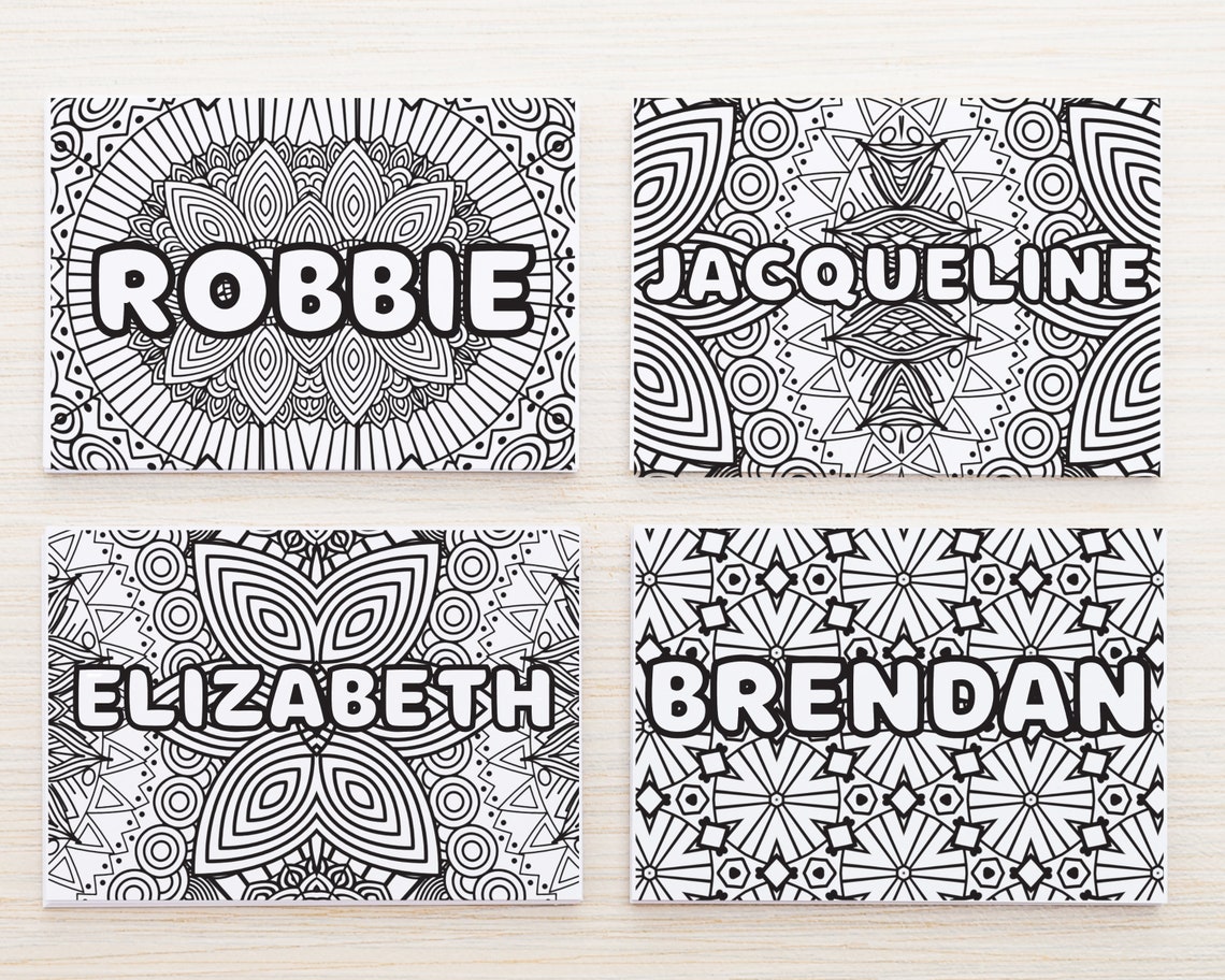 Custom Name Coloring Page, Personalized Coloring Sheet, Personalized ...