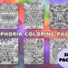 Euphoria Coloring Pages, Adult Coloring Book, Printable Coloring Sheets ...