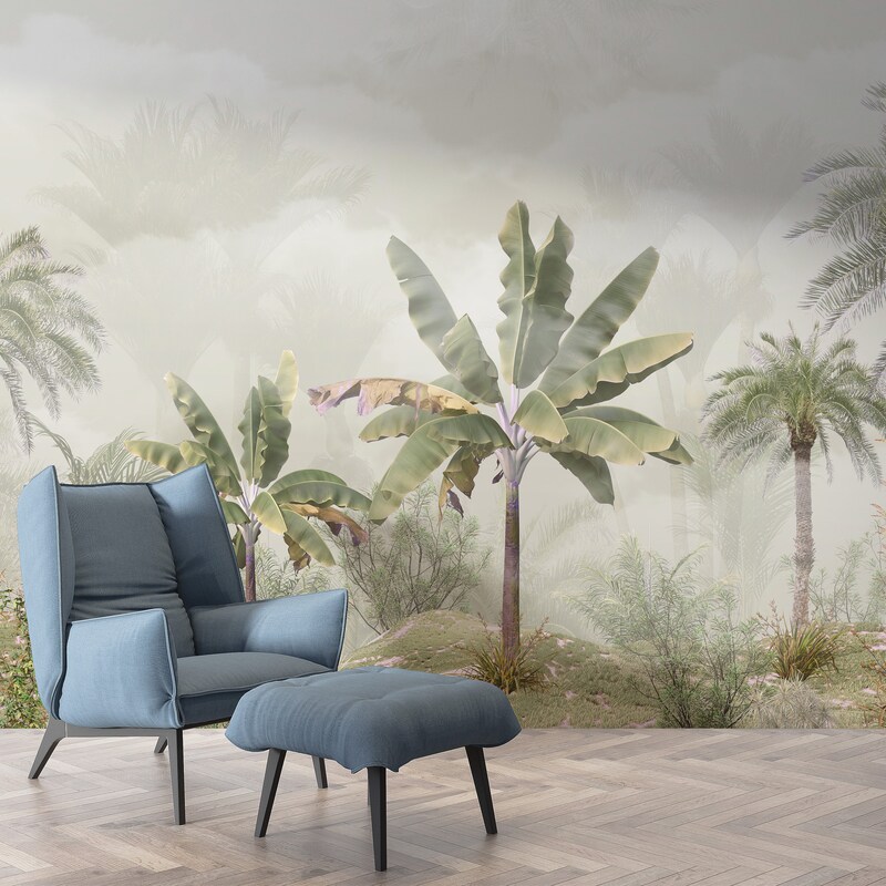 Palm Tree Wallpaper - Etsy