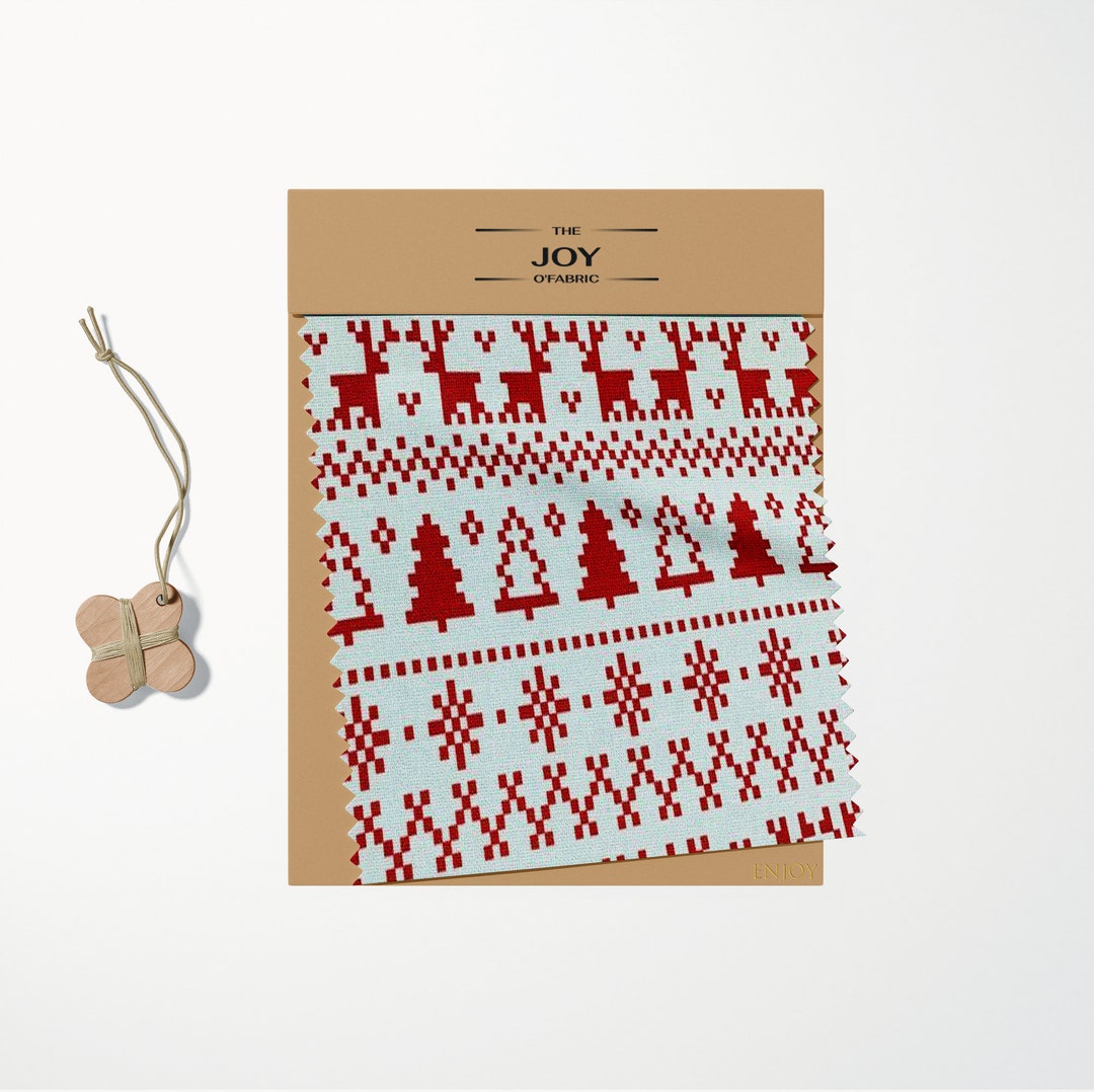 Red and White Christmas Fabric Stain Free Wipe-able - Etsy