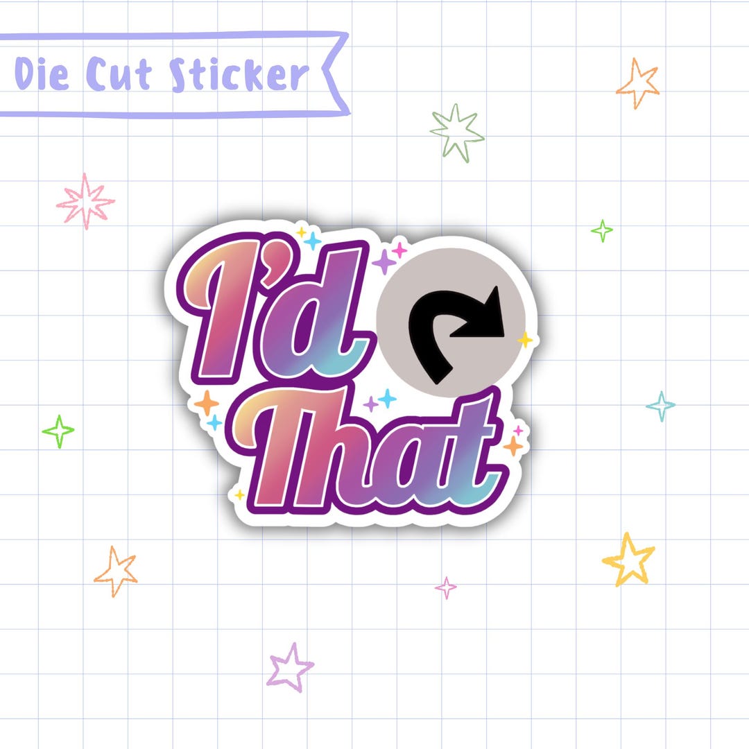 Cute I'd Tap That | Die Cut Stickers - Etsy