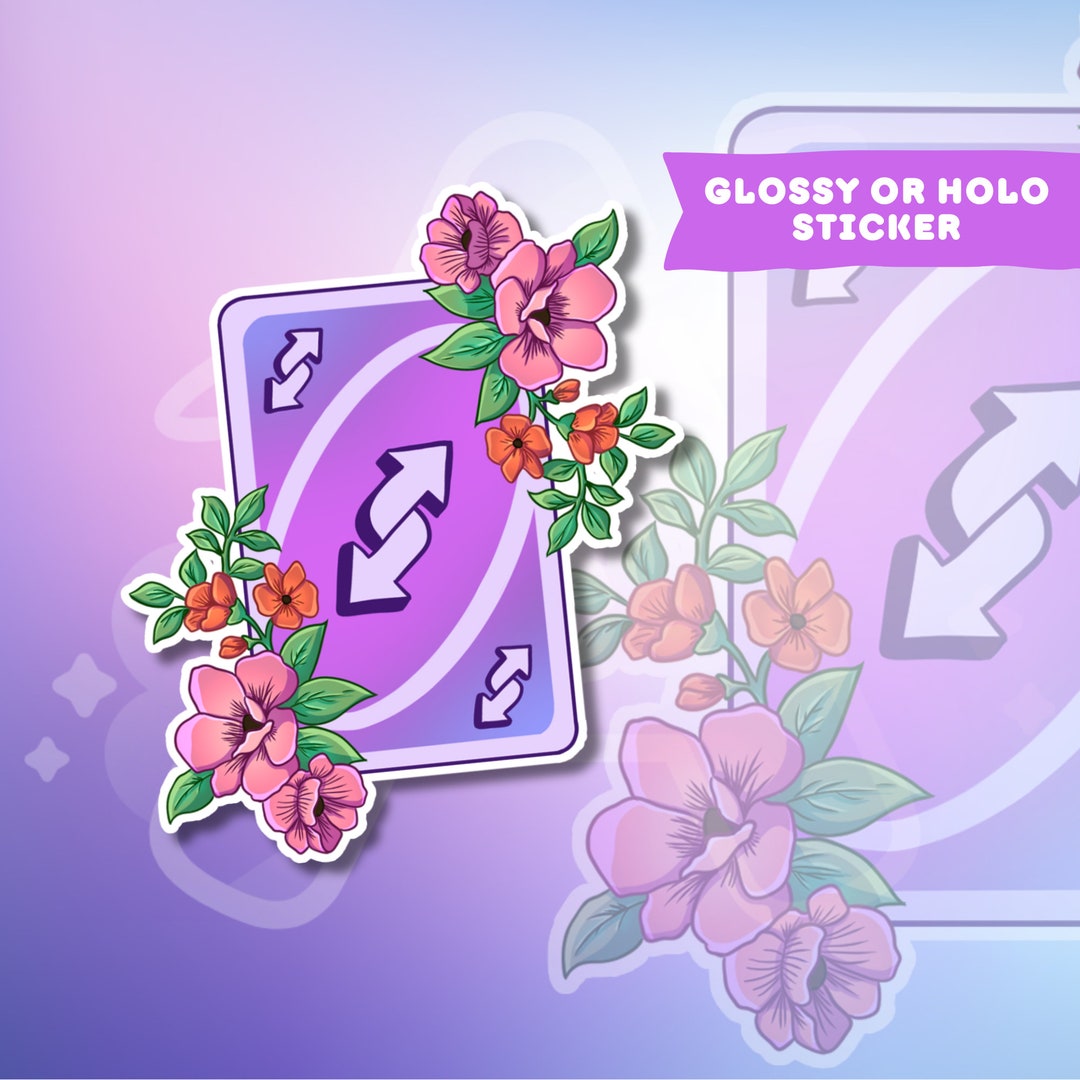 Uno Reverse Die Cut Sticker - Etsy